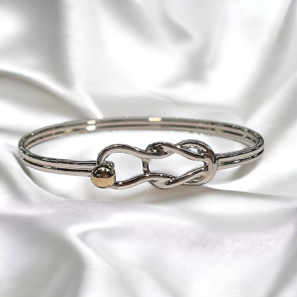 14K Sterling Silver Sailors Knot Bracelet